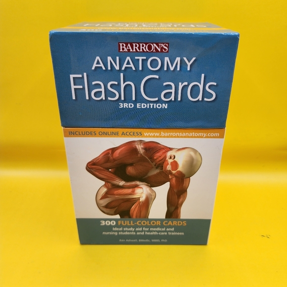 Other | Barrons Anatomy Flash Cards 3rd Edition Color Cards Read | Poshmark